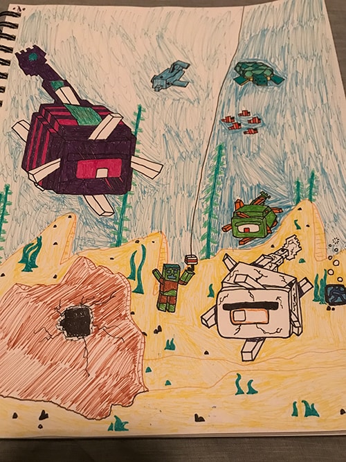 Minecraft Dungeons Oceans FanArt | Minecraft