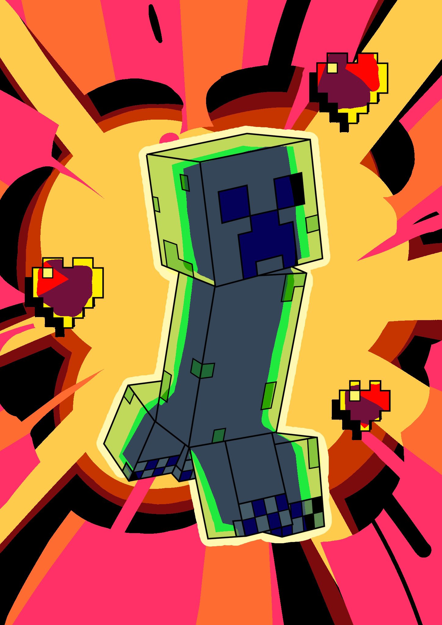 Coloring Contest: Valentine’s Day | Minecraft