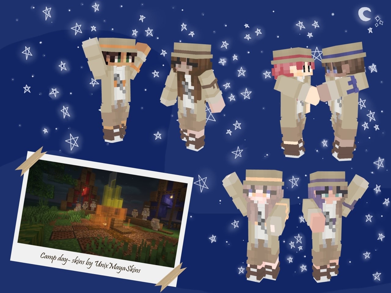 Community Skins: Camping | Minecraft